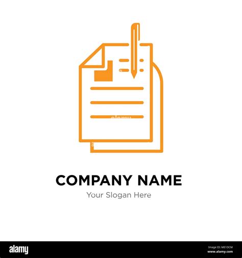 transcript company logo design template business corporate vector icon