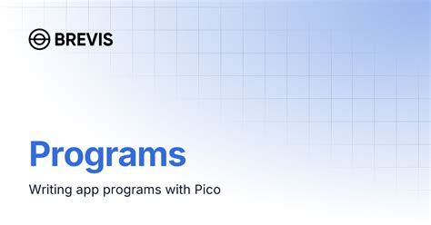 Programs Pico Doc