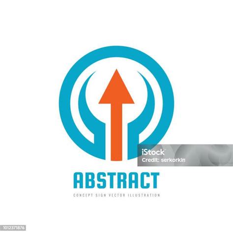 비즈니스 전략벡터 기호 템플릿 개념 그림입니다 개발 사인입니다 동그라미 형태로 추상 화살표입니다 진행 아이콘입니다 디자인 요소입니다 개념에 대한 스톡 벡터 아트 및 기타