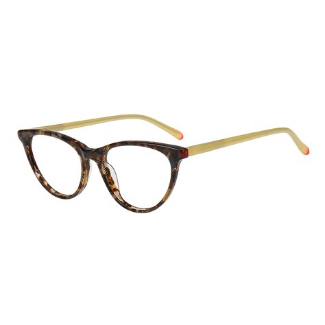 Wholesale Fashion Big Female Cat Eye Prescription Spectacles Optical Glasses Frames Iu Eyewear
