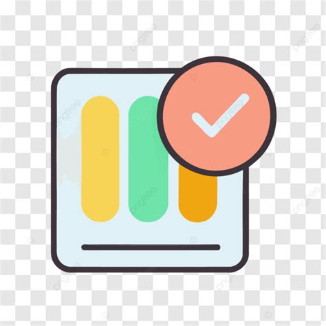 Checkbox Icon In An Abstract Style Vector A Simplistic Colorful Icon Of Advising On A White