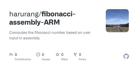 Github Harurangfibonacci Assembly Arm Computes The Fibonacci Number