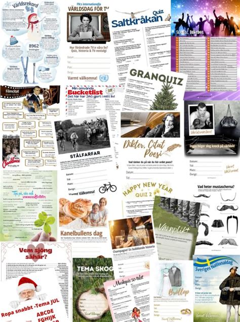 365 Happy Days Aktiviteter Köp Online Quiz Kluringar Temadagar 365 Happy Days