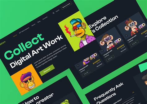 Figma Nft Marketplace Website Mockup UI Design On Behance
