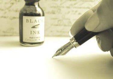 How To Remove Fountain Pen Ink Stains Ehow