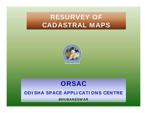 pdf resurvey of cadastral maps