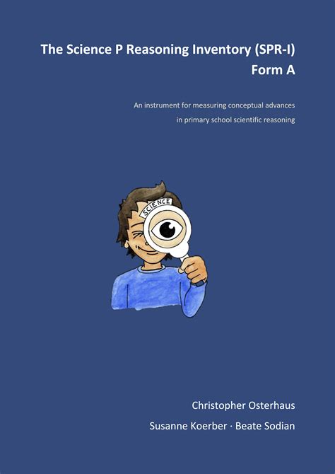 Measuring Scientific Reasoning In Elementary School Christopher Osterhaus