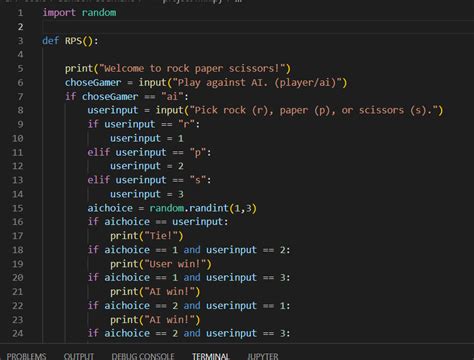 Python Rock Paper Scissors Devpost