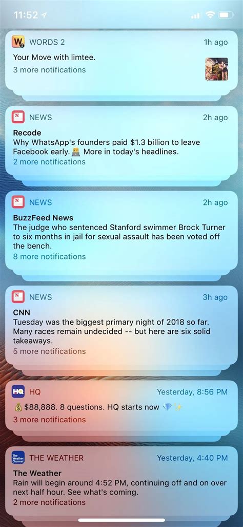 Grouped Notifications In Ios 12 Makes Browsing Alerts On Your Iphone Way Less Annoying « Ios