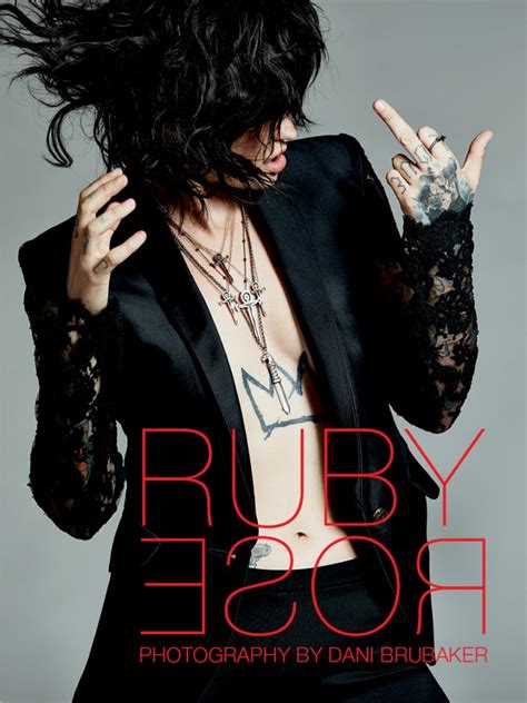 ruby rose nipple for untitled magazine of the day