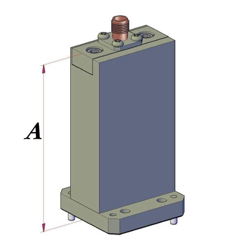 Double Ridge Waveguide To Coax End Launch Adapters Space Machine