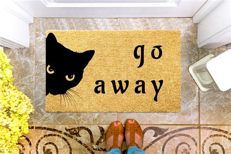 Funny Cat Door Mats At Darlene Oxley Blog