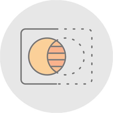 Opacity Line Filled Light Circle Icon 41675286 Vector Art At Vecteezy