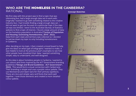 Who Are The Homeless In Canberra Infographic On Behance