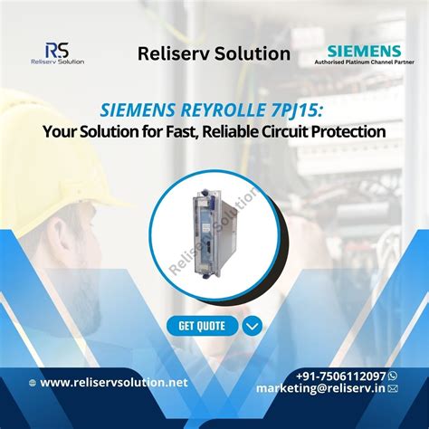 Reliservsolutions Siemens Siemensreyrolle 7pj15relay… Reliserv Solution
