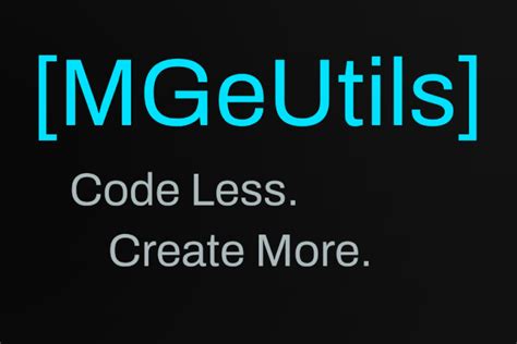 Mge Utils Utilities Tools Unity Asset Store