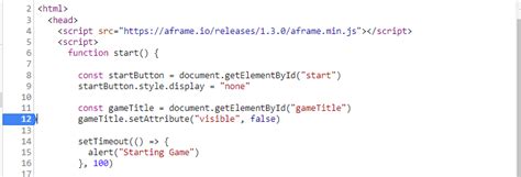 Lesson Beginnings Of A Game Aframe Game Tutorial