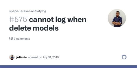 Cannot Log When Delete Models · Issue 575 · Spatielaravel Activitylog · Github
