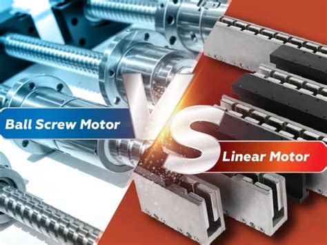리니어 모터와 볼스크류 서보 모터의 차이점