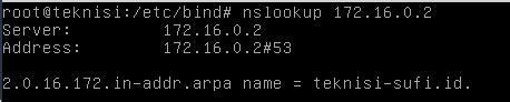 Konfigurasi DNS Debian Server Teknisi Sufi