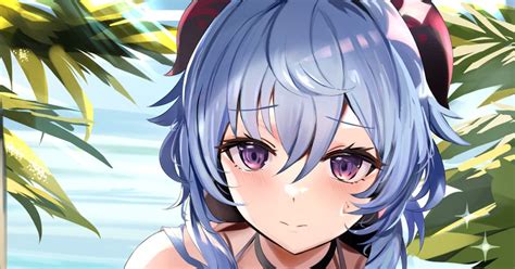 原神 水着甘雨ちゃん Ganyu Swim Suit とーます Fanbox更新中のイラスト Pixiv