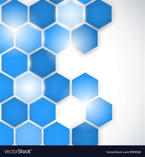 Abstract Background Hexagon Royalty Free Vector Image