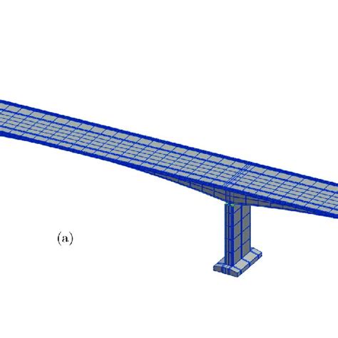 Detailed 3D FE Model Of The Bridge A Mesh B Box Girder Update
