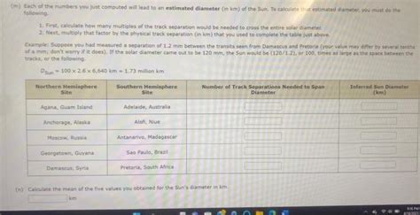 Solved M Each Of The Numbers You Just Computed Will Lead