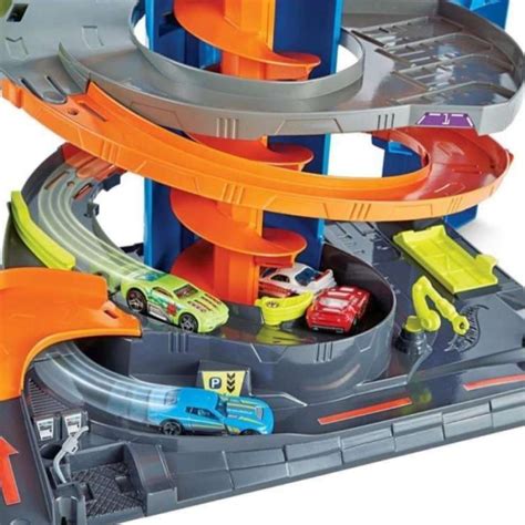 Jual Hot Wheels City Power Parking Mega Garage Playset With 1 Vehicle