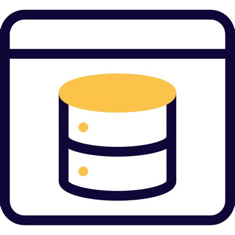 Web Database Page Storage Icon Download On Iconfinder
