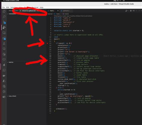Support Debug Using Vscode For Xv6 Riscv