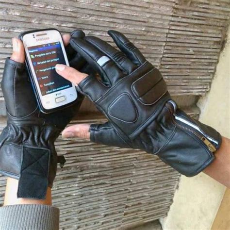 Jual Sarung Tangan Kulit Domba Asli Glove Pria Model Androboy