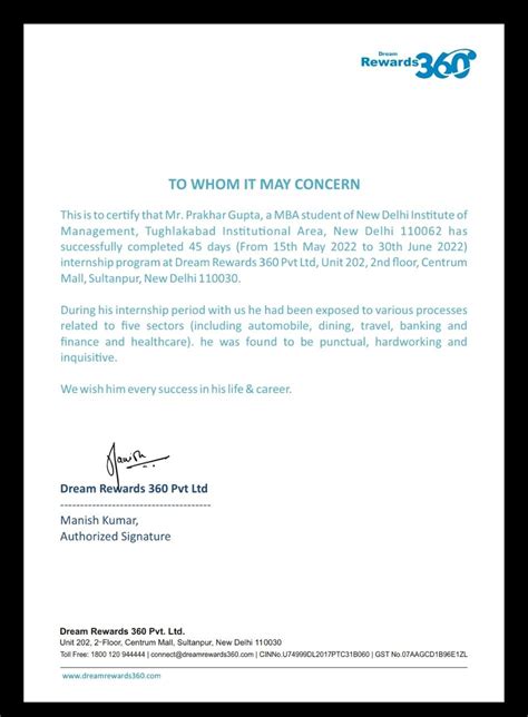 Prakhar Gupta On Linkedin Opportunity Summerinternship Management