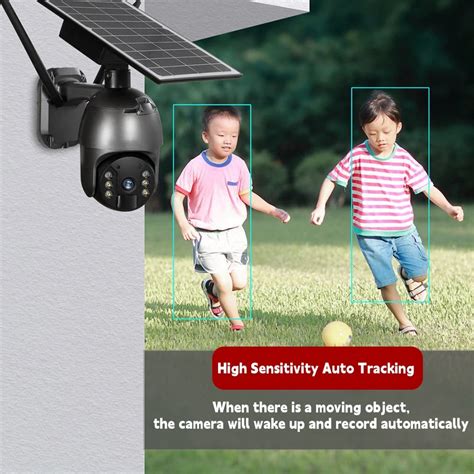 Ai Solar Energy Alert Ptz Camera 4g Wifi Charging Wireless Security