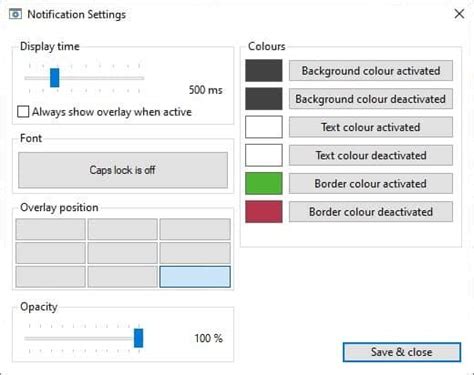 Guide Review Capslock Indicator Displays A Notification When Caps