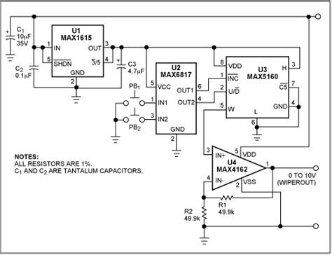 Digital Potentiometer IC High Voltage Digital Potentiometer Circuit Supplier