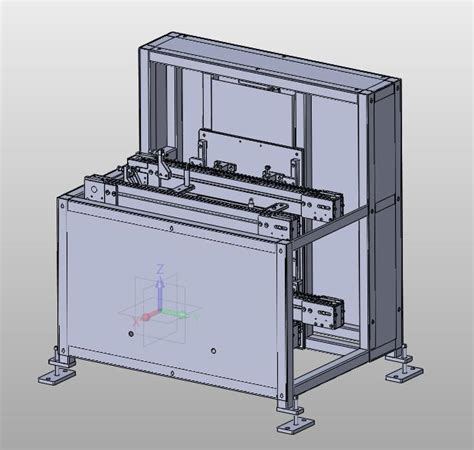 倍速链输送线双层升降机 STEP 模型图纸下载 懒石网