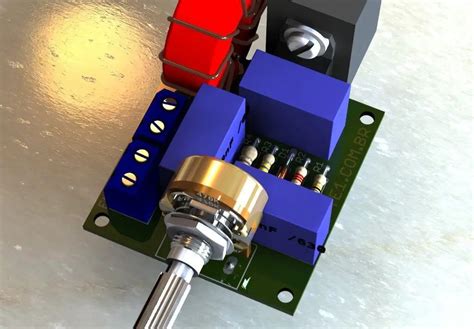 dimmer light switch circuit with triac platform for creating and