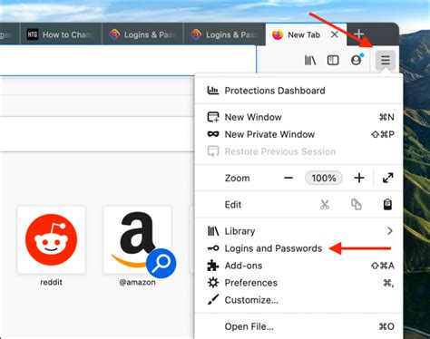 how to export and delete saved passwords in firefox
