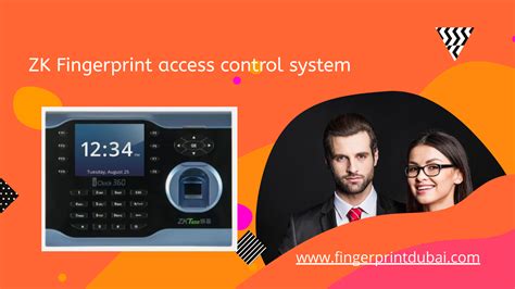 Zk Fingerprint Access Control System Dubai