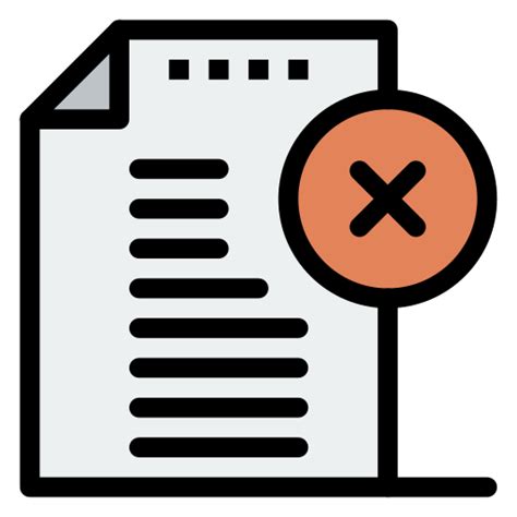 Delete File Flatart Icons Lineal Color Icon