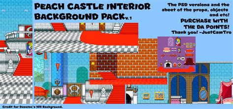 Peach Castle Interior Pack By Justcamtro On Deviantart