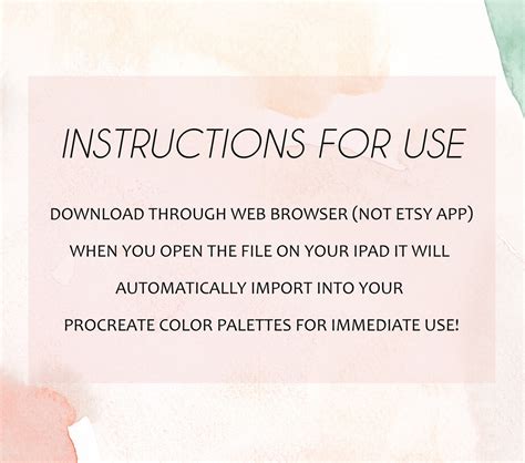 Campfire Procreate Color Palette Hex Code Ipad Color Palette Swatches Instant Download 30