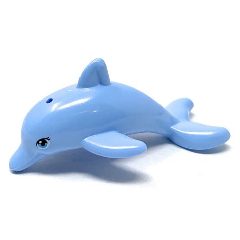 Dolphin Jumping Light Blue Official Lego® Part Lego Parts São
