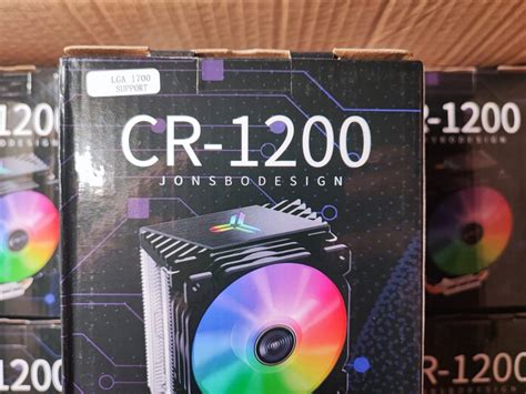 Rgb Cpu Cooler Fan 2 Heatpipes Intel 115x 1200 Lga 1700 Amd Am4 Jonsbo Cr 1200 23pc Online