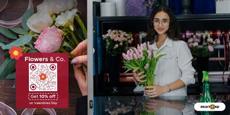 Creative Ways To Use A QR Code For Flower Shop Business Promotions
