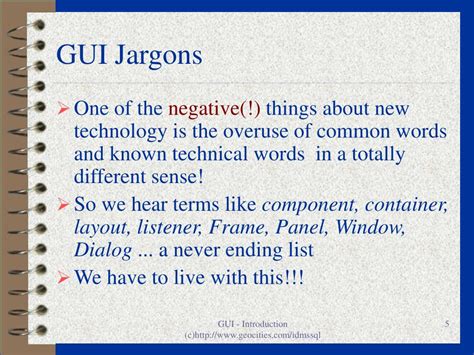 ppt user interfaces ii gui awt swing web powerpoint presentation