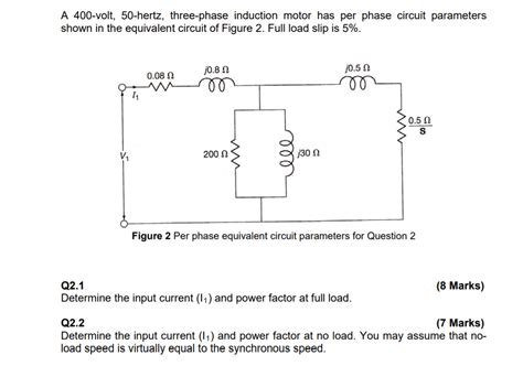 Equivalent Circuit Parameters Of Three Phase Induction Motor Circuit Diagram