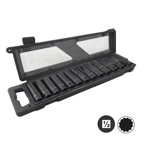 WT-8680 1/2" Krachtdoppenset lang 13 delig - Kepmar.eu