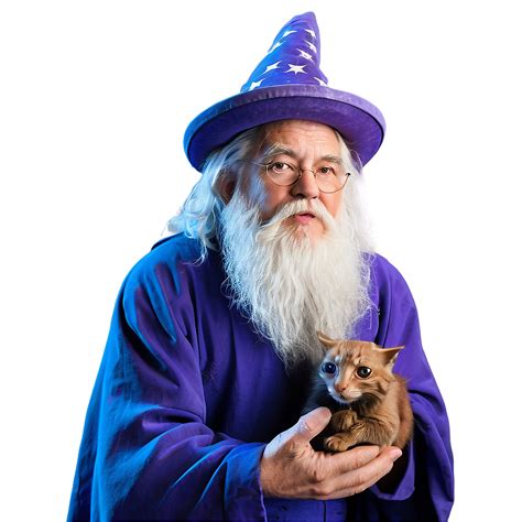 Download Wizard With Magical Familiar Png Tty98